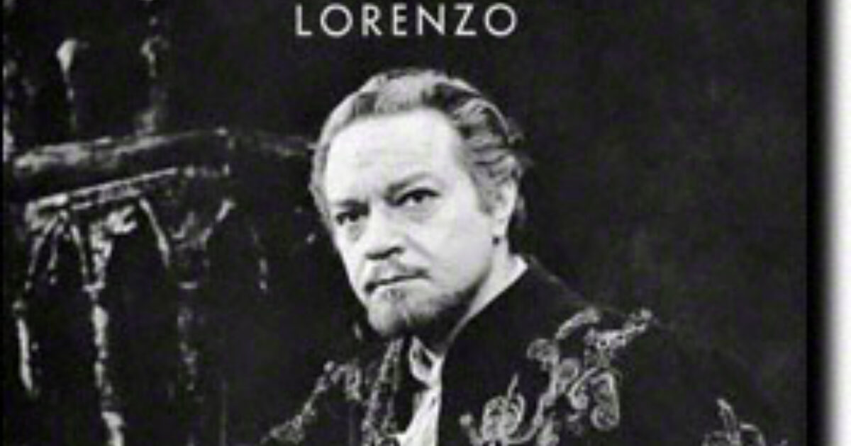 Lorenzo (Broadway, Gerald Schoenfeld Theatre, 1963) | Playbill