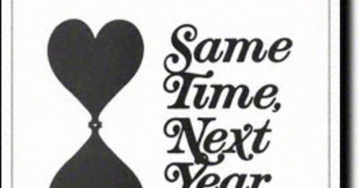 Same Time, Next Year (Broadway, Brooks Atkinson Theatre, 1975) | Playbill
