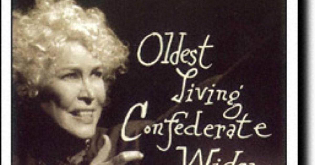 Oldest Living Confederate Widow Tells All (Broadway, Longacre Theatre ...