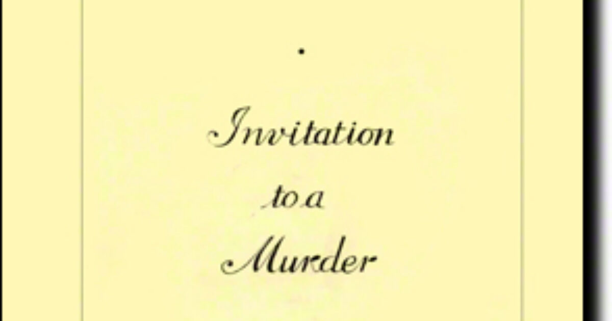 Invitation to a Murder (Broadway, John Golden Theatre, 1934) | Playbill