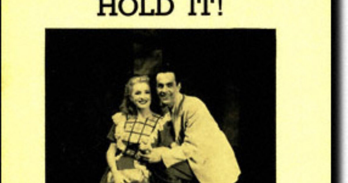 Hold It! (Broadway, Nederlander Theatre, 1948) | Playbill