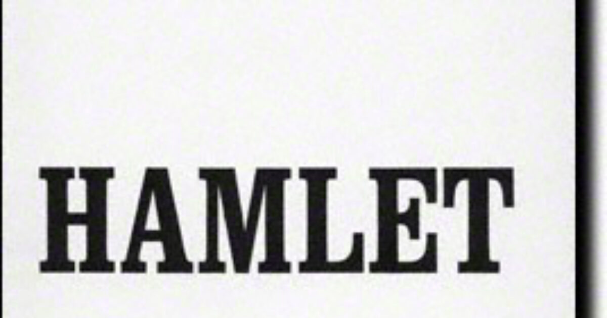 Hamlet (Broadway, Lunt-Fontanne Theatre, 1969) | Playbill