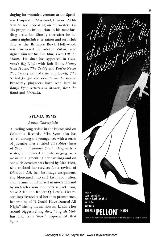 Whoop-Up (Broadway, Sam S. Shubert Theatre, 1958) | Playbill