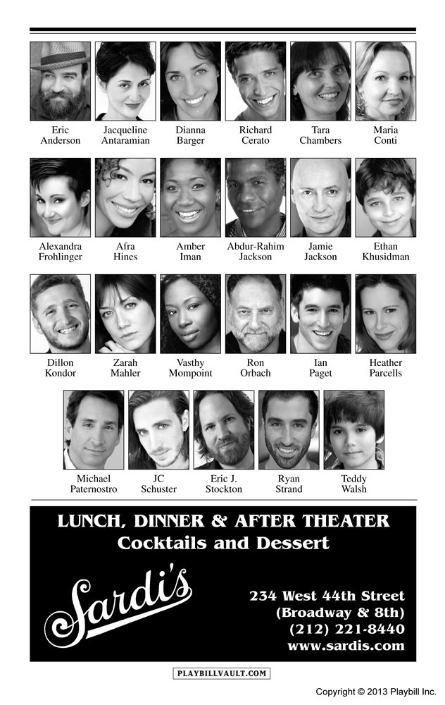 Soul Doctor (Broadway, Circle in the Square Theatre, 2013) | Playbill