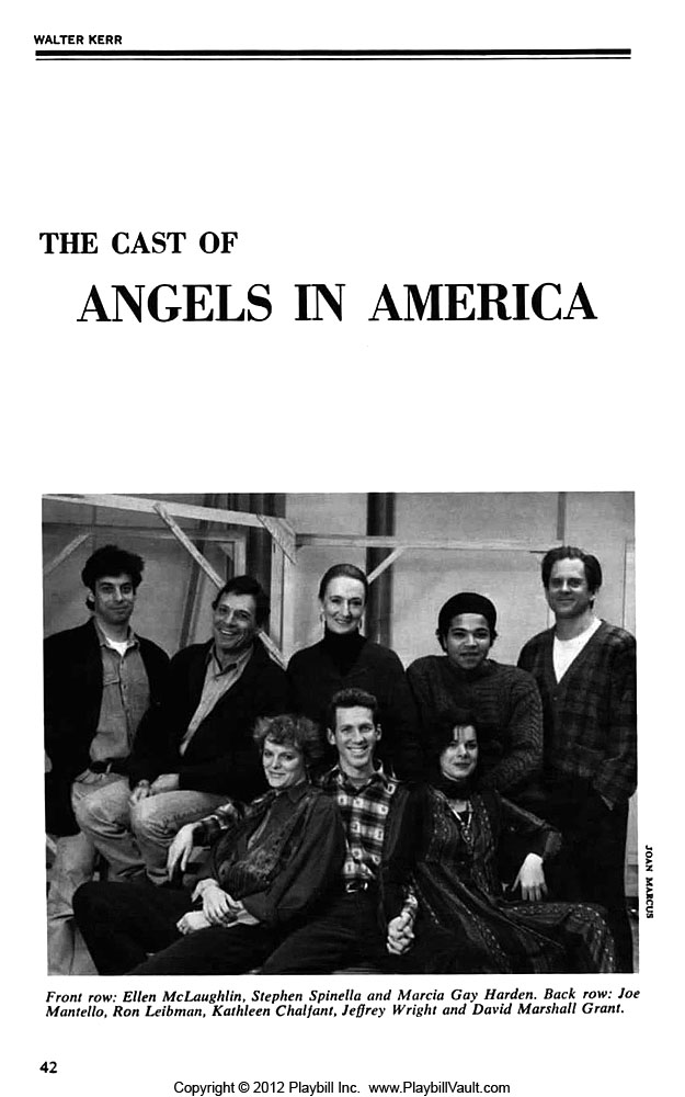 Angels in America: Millennium Approaches (Broadway, Walter Kerr Theatre ...