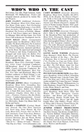 Flip Through the Opening Night Playbill for The Prom on Broadway | Playbill