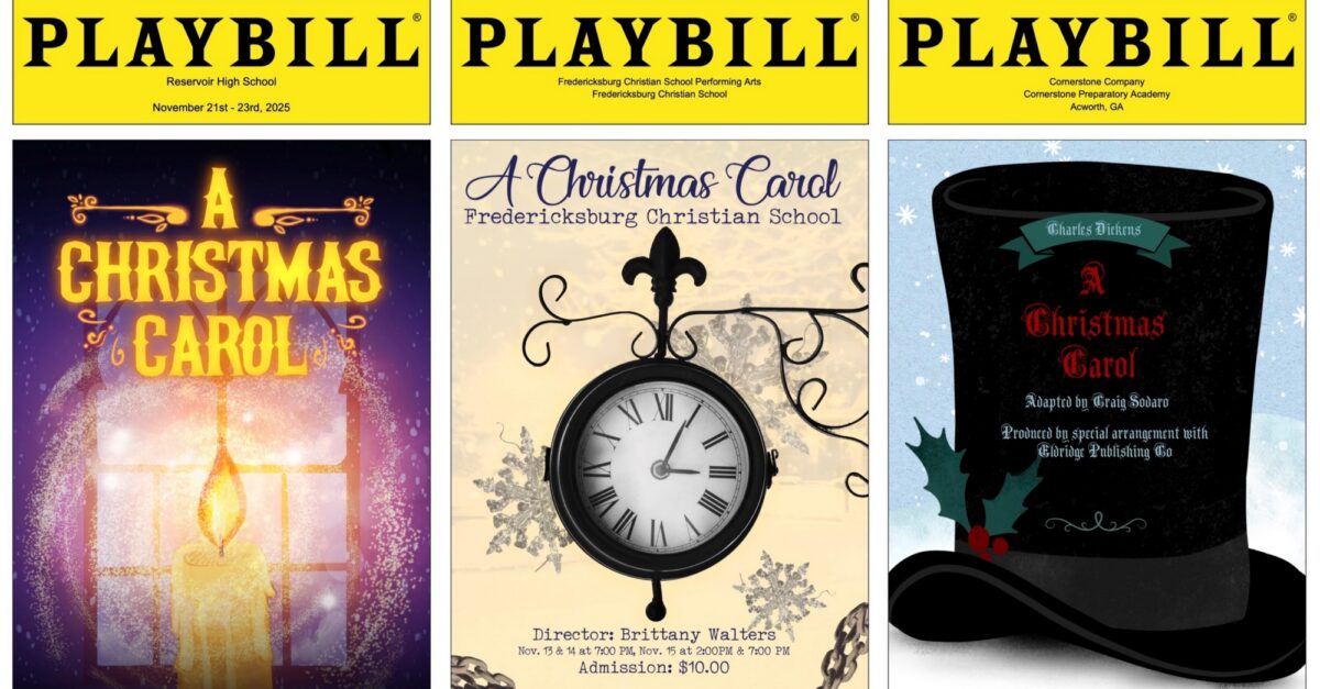 10 A Christmas Carol PLAYBILLDER Covers That Will Make You Go 'God ...