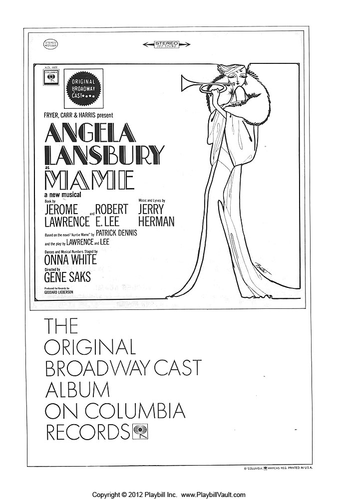 Mame (Broadway, Winter Garden Theatre, 1966) | Playbill