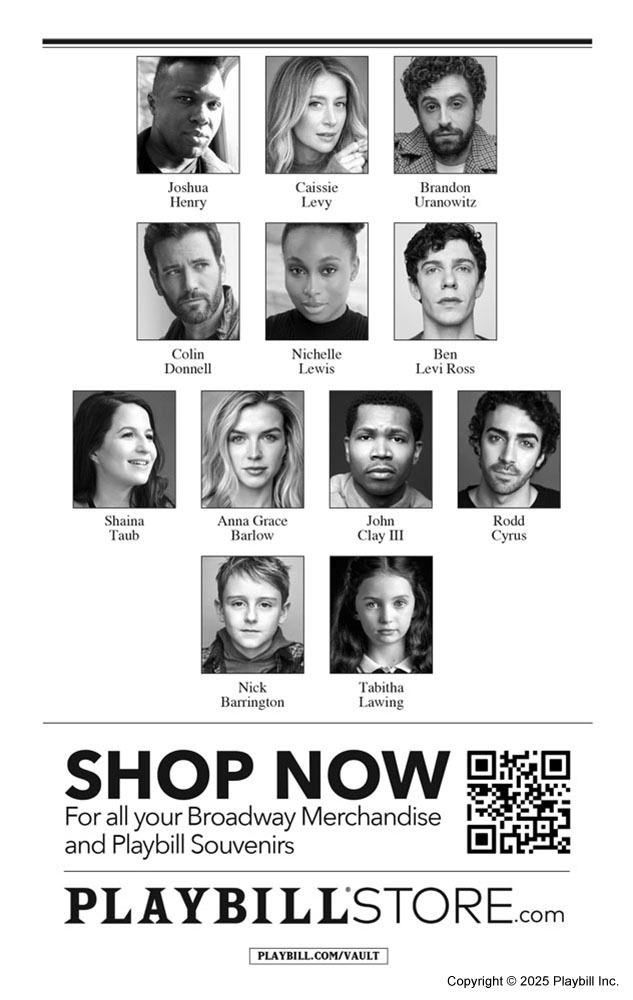 Ragtime (Broadway, Vivian Beaumont Theater, 2025) | Playbill
