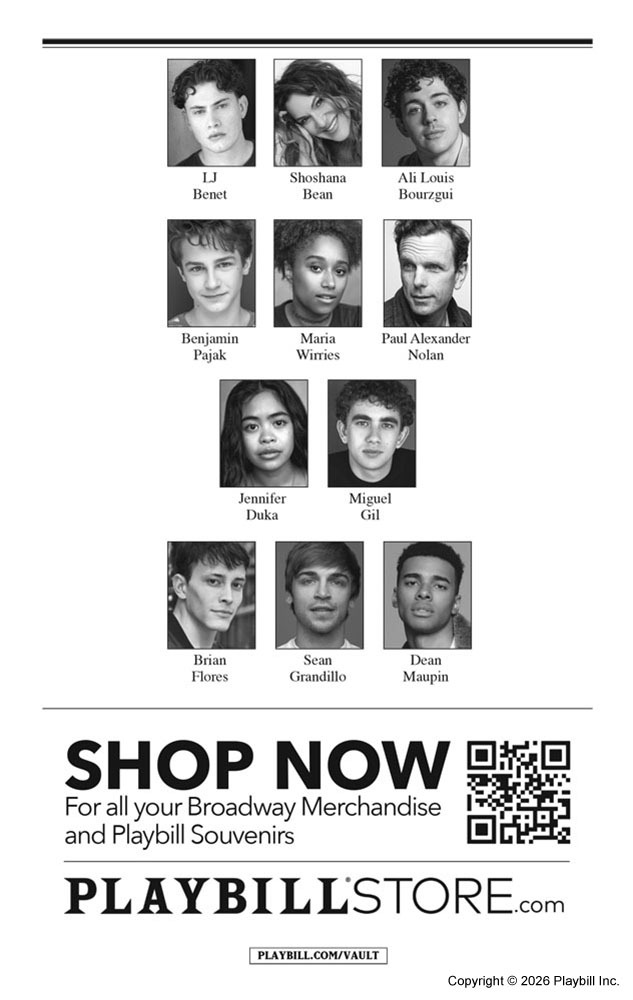 The Lost Boys (Broadway, Palace Theatre, 2026) | Playbill